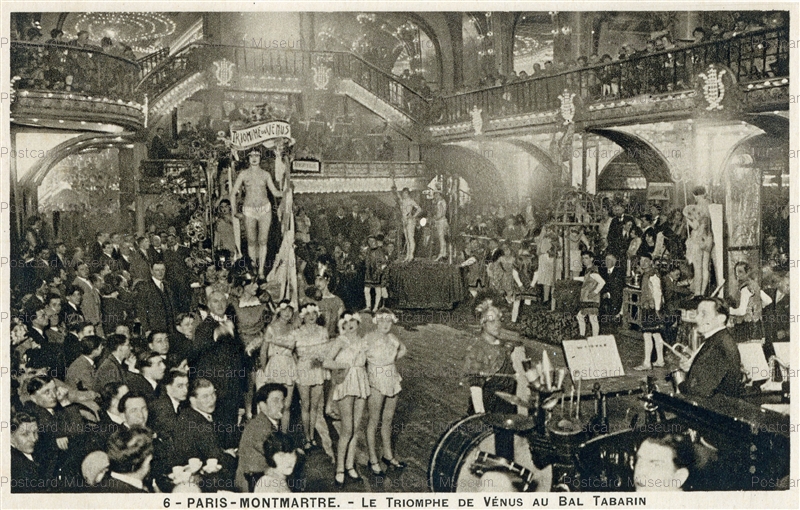 gf050-6 Paris-Montmartre Le Triomphe De Venus au Bal Tabarin | 絵葉書資料館